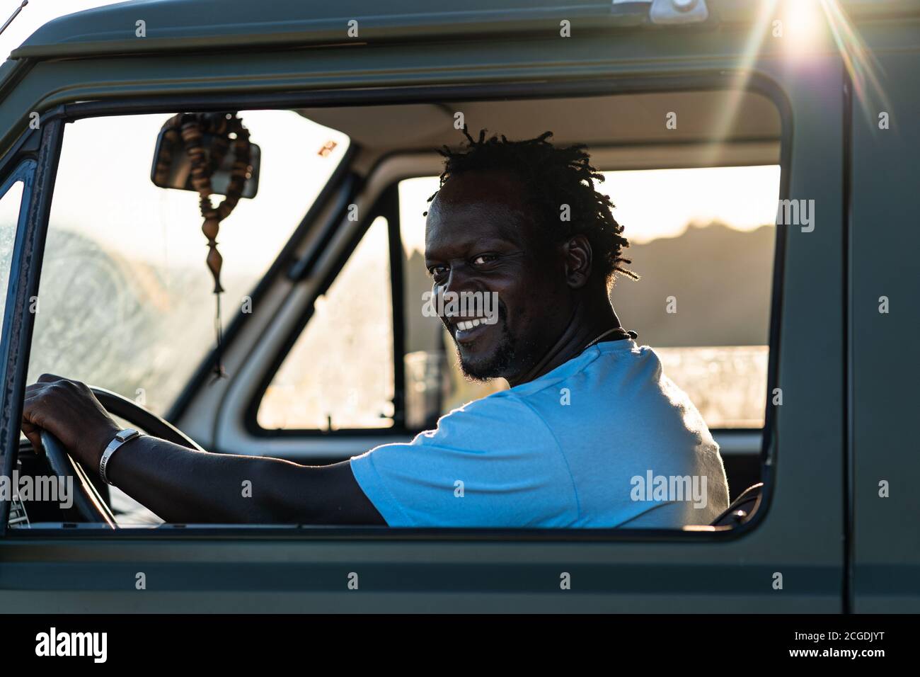 African american truck driver hi-res stock photography and images - Alamy