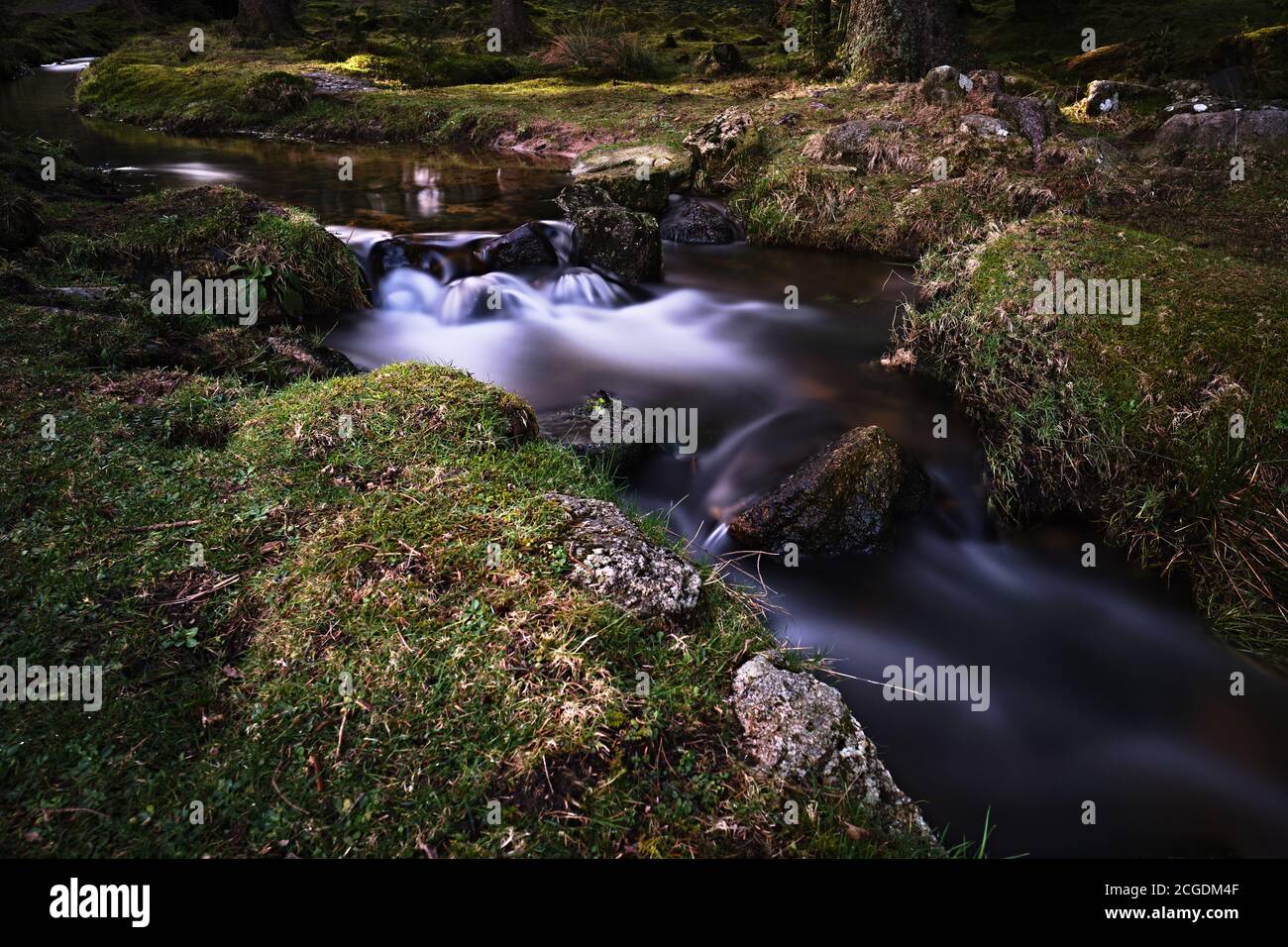 River, Waterfall, Long Exposure, Wide Angle Shot Stock Photo - Alamy