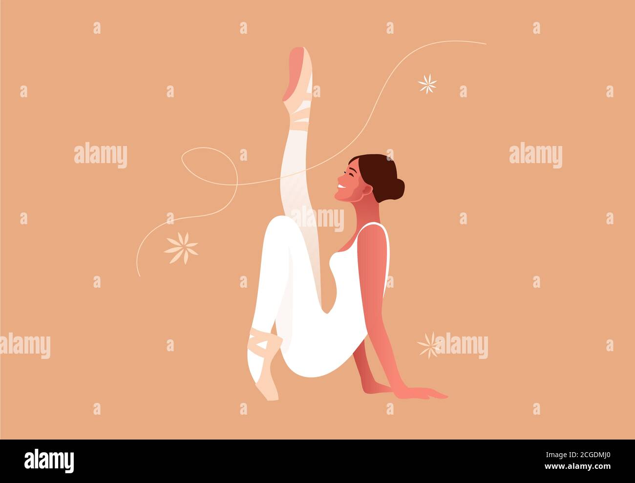 Beauty of classic ballet flat vector set Stock Vector Image & Art - Alamy