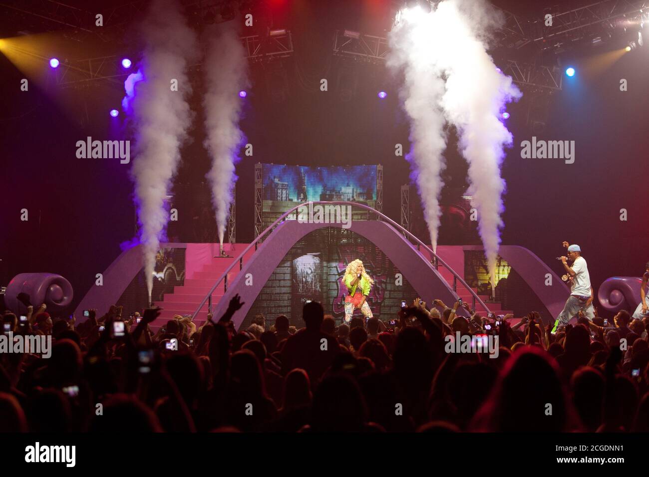 Nicki minaj performing live in hi-res stock photography and images - Alamy