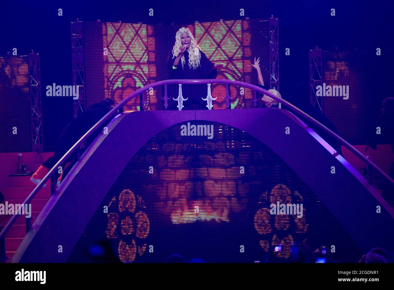 DETROIT, MICHIGAN- JULY 17: Nicki Minaj performing live at The Fox ...