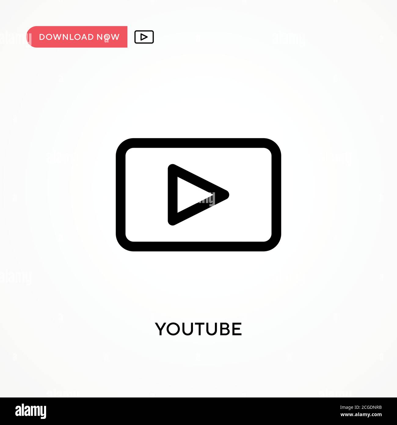 Youtube Logo Flat