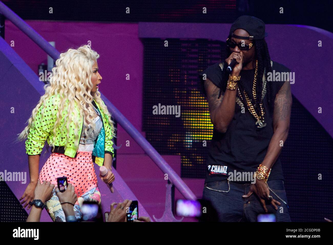 Nicki minaj performing live in hi-res stock photography and images - Alamy
