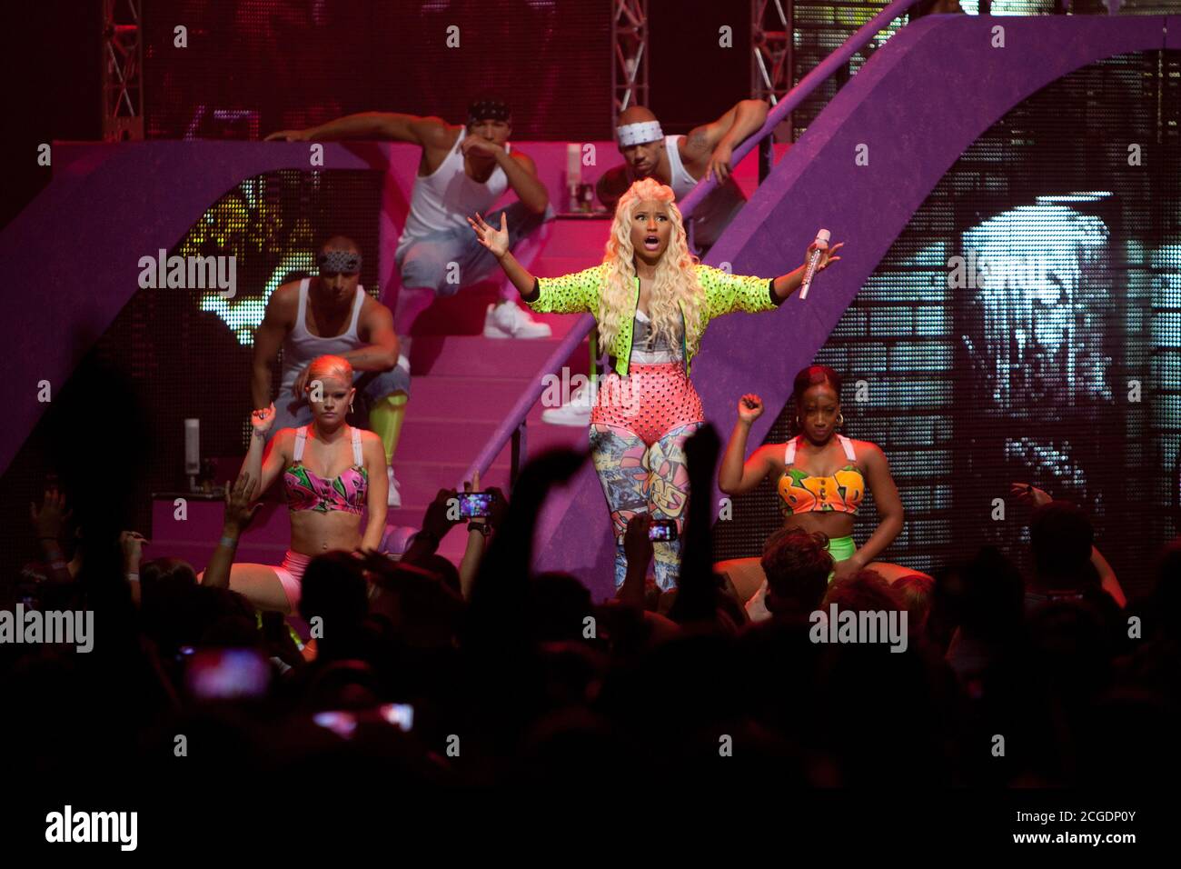 Nicki minaj performing live in hi-res stock photography and images - Alamy