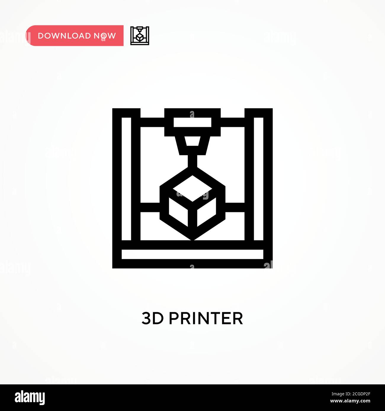 3d printing machine head Stock Vector Images - Alamy
