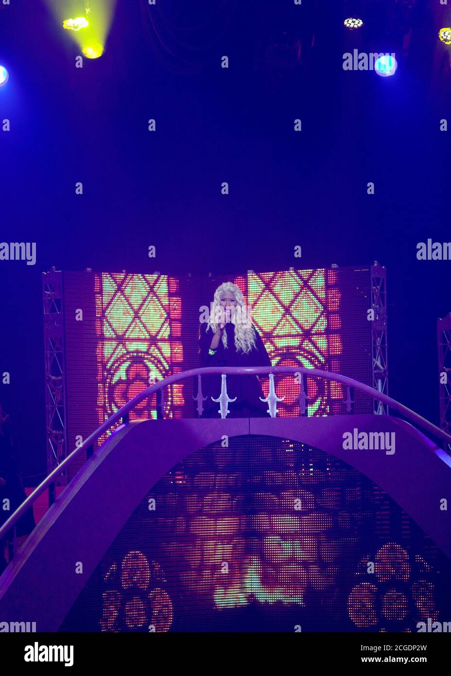 Nicki minaj performing live in hi-res stock photography and images - Alamy