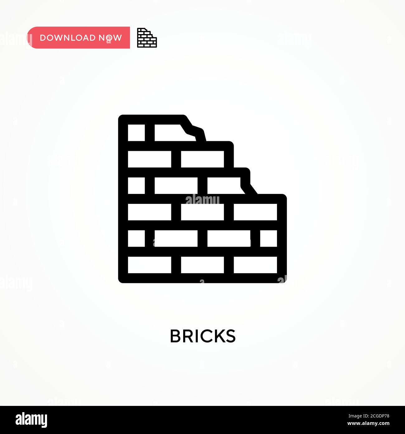 Very old dark red brick wall texture Stock Vector Images - Alamy