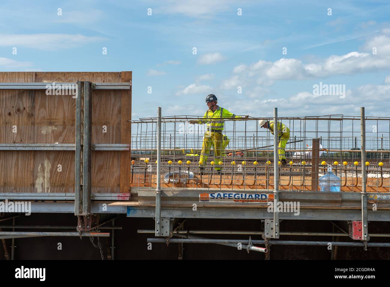 Taplow, Berkshire, UK. 10th September, 2020. Work is continuing on ...