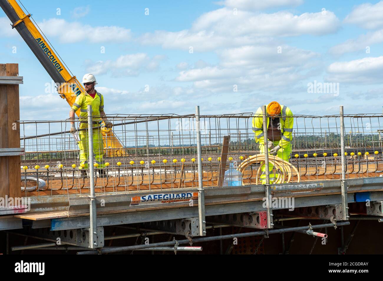 Taplow, Berkshire, UK. 10th September, 2020. Work is continuing on ...