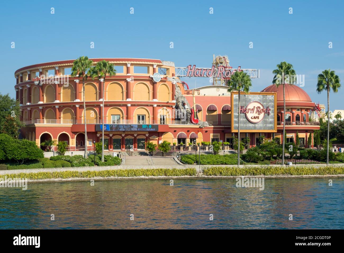 The Hard Rock Cafe at Universal Orlando Resort in Florida Stock Photo ...