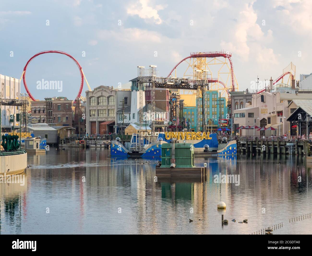 General view of the Universal Studios Florida theme park Stock Photo ...
