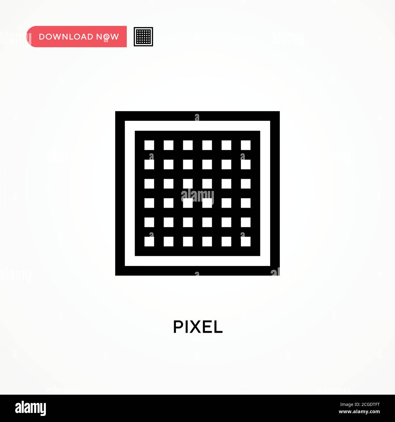 Pixel Simple vector icon. Modern, simple flat vector illustration for ...