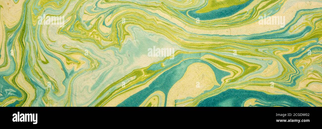 background of gold, green and blue Nepalese lokta paper Inspired from ...