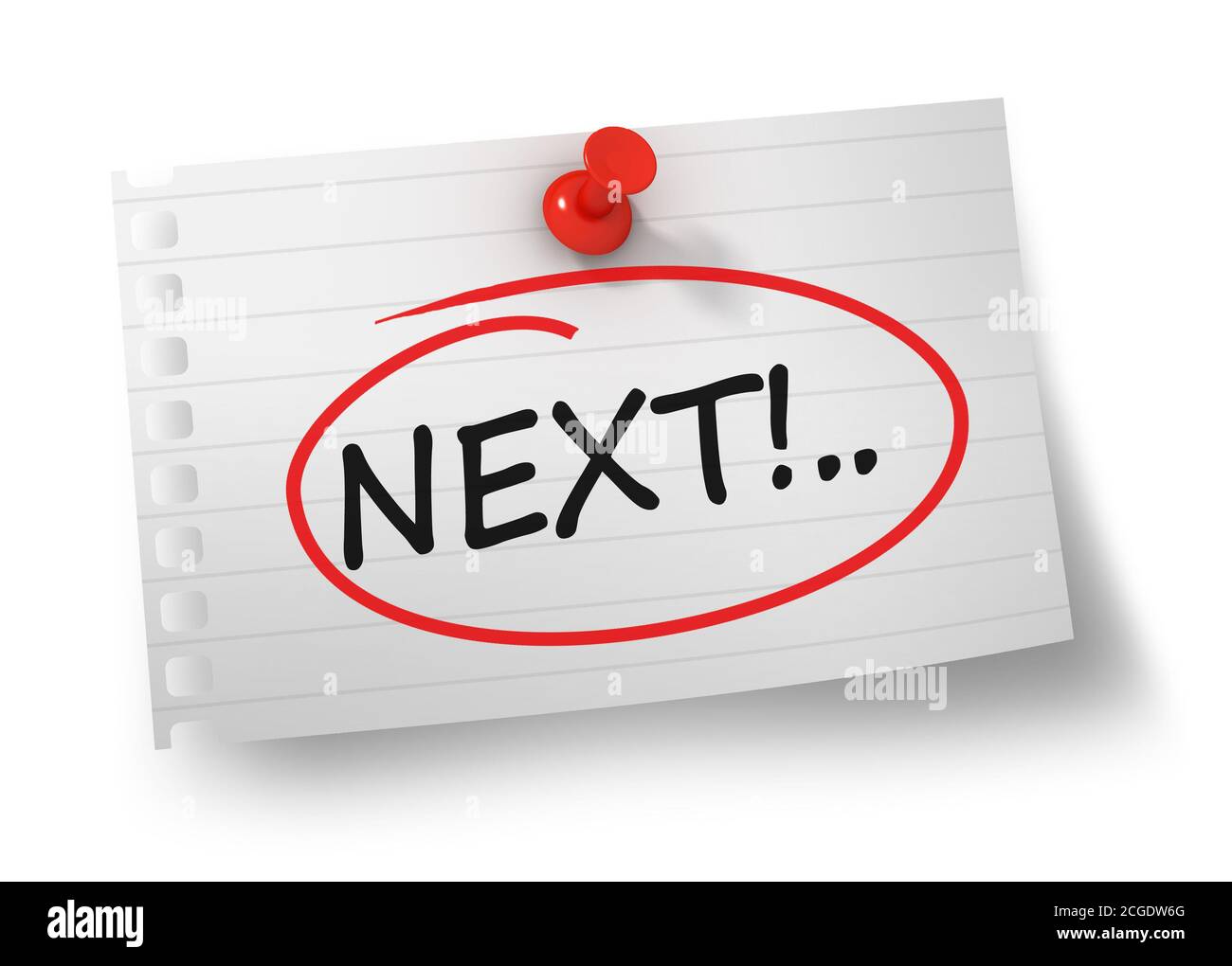 next concept 3d illustration isolated on white background Stock Photo ...