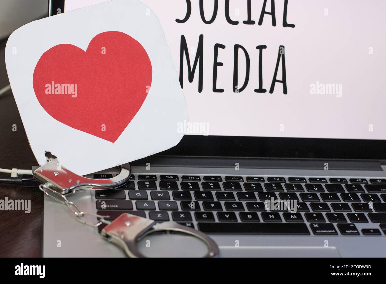 Concept image of a like addict. Addiction in social networks Stock ...