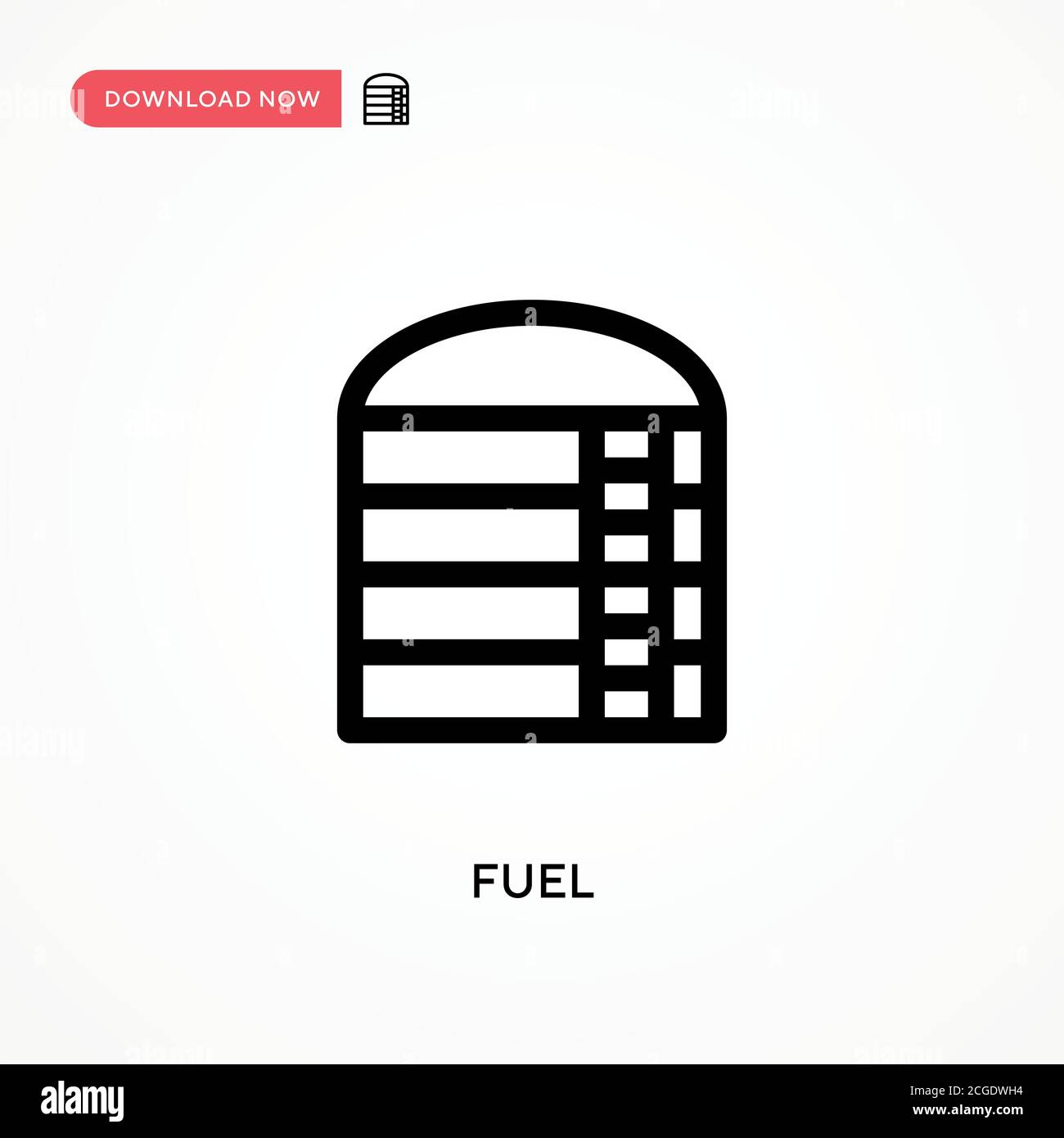 Fuel Simple vector icon. Modern, simple flat vector illustration for ...