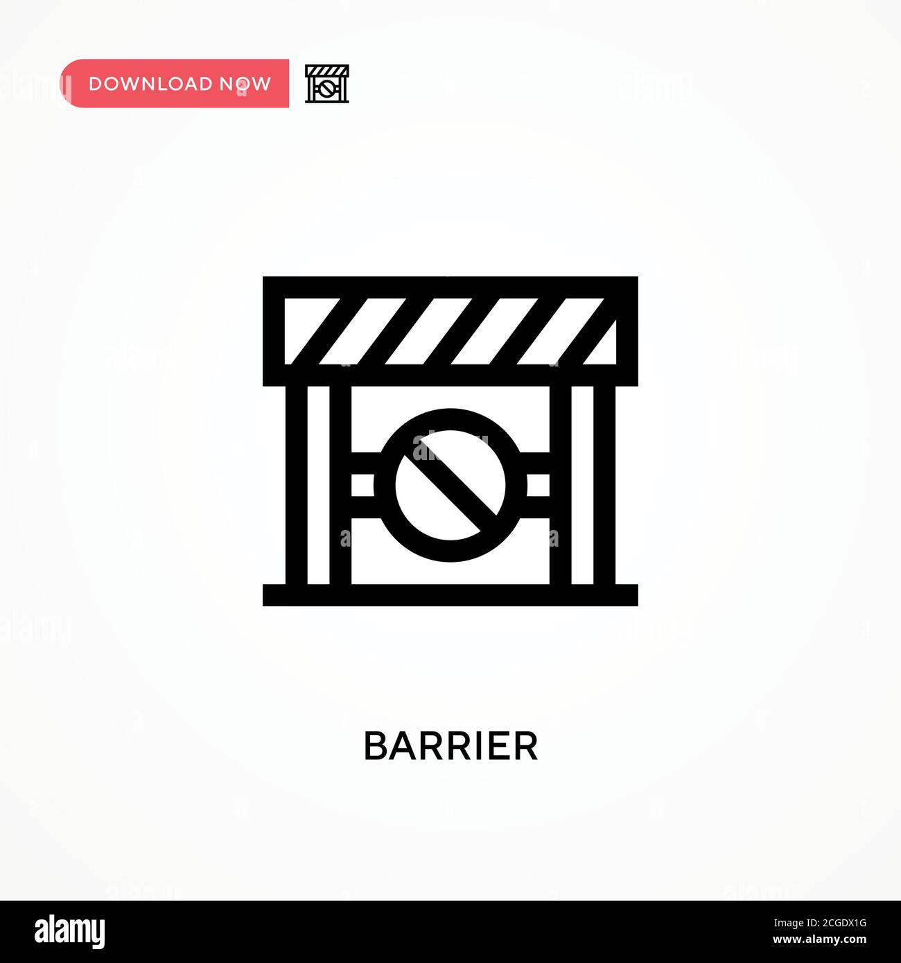 Construction site barriers Stock Vector Images - Alamy