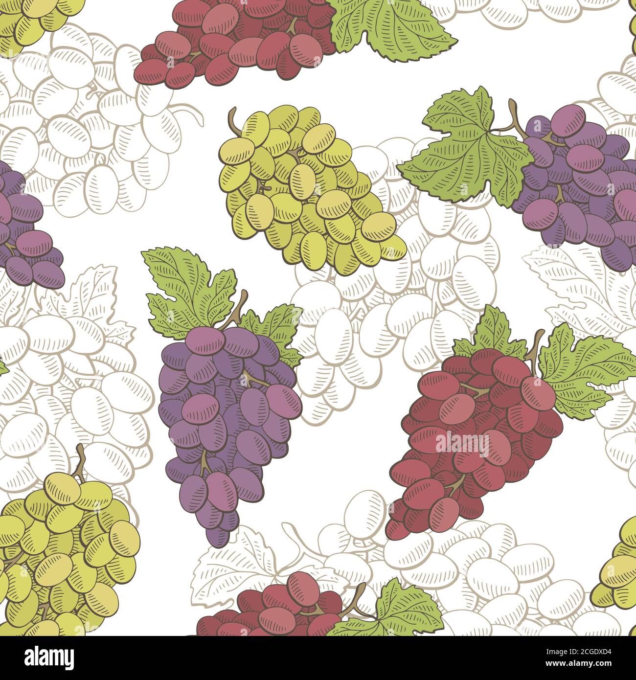 Grapes outline Stock Vector Images - Alamy