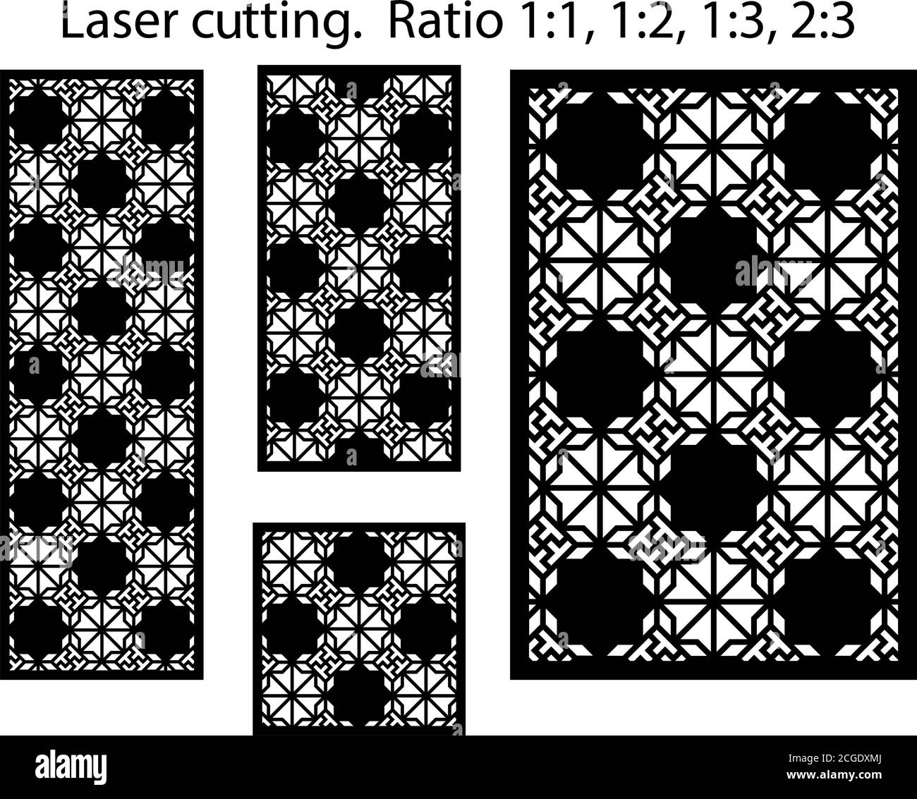 Arabic islamic decorative wall, screen, panel pattern with stars ...