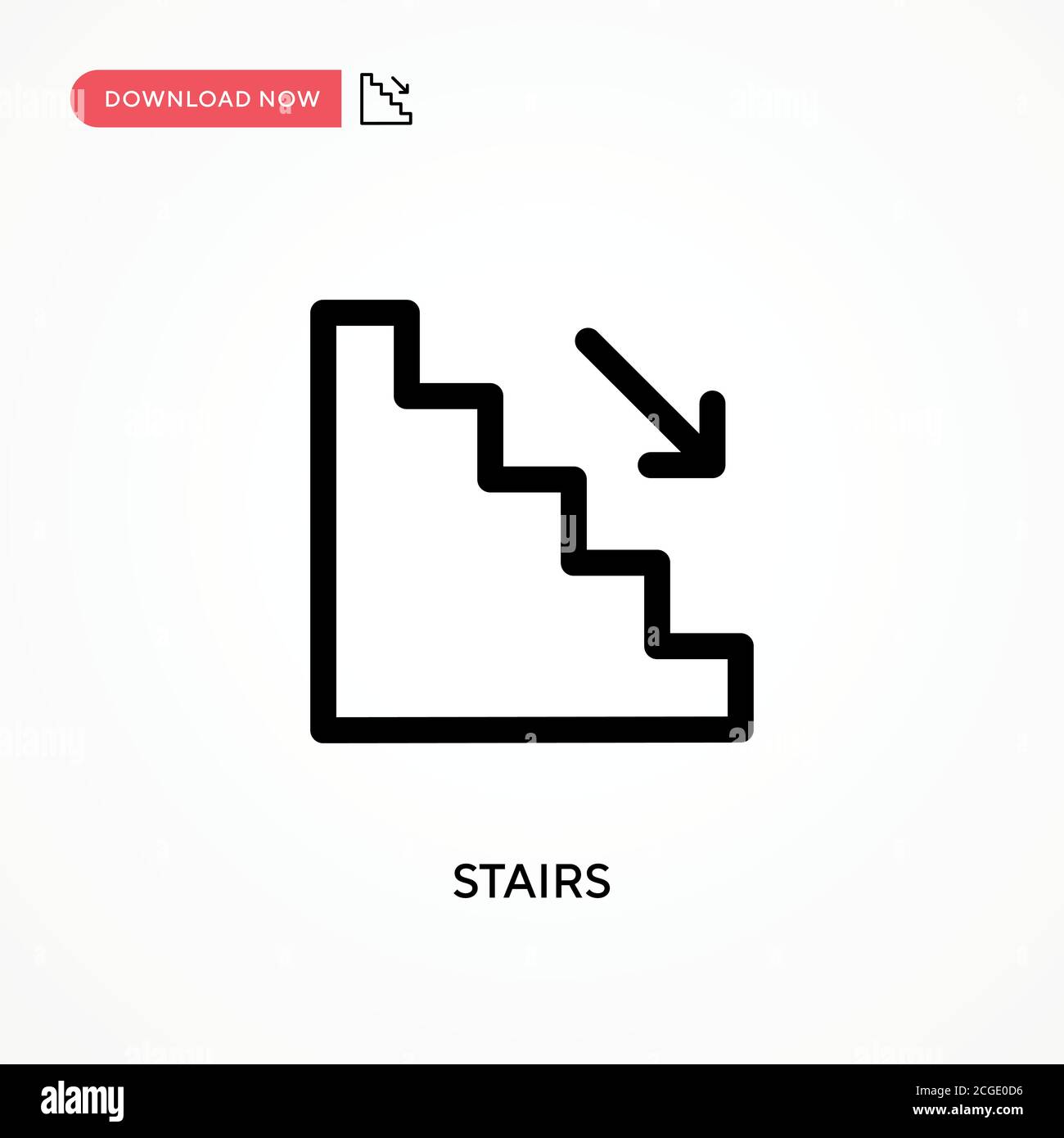 3d man walking up stairs Stock Vector Images - Alamy