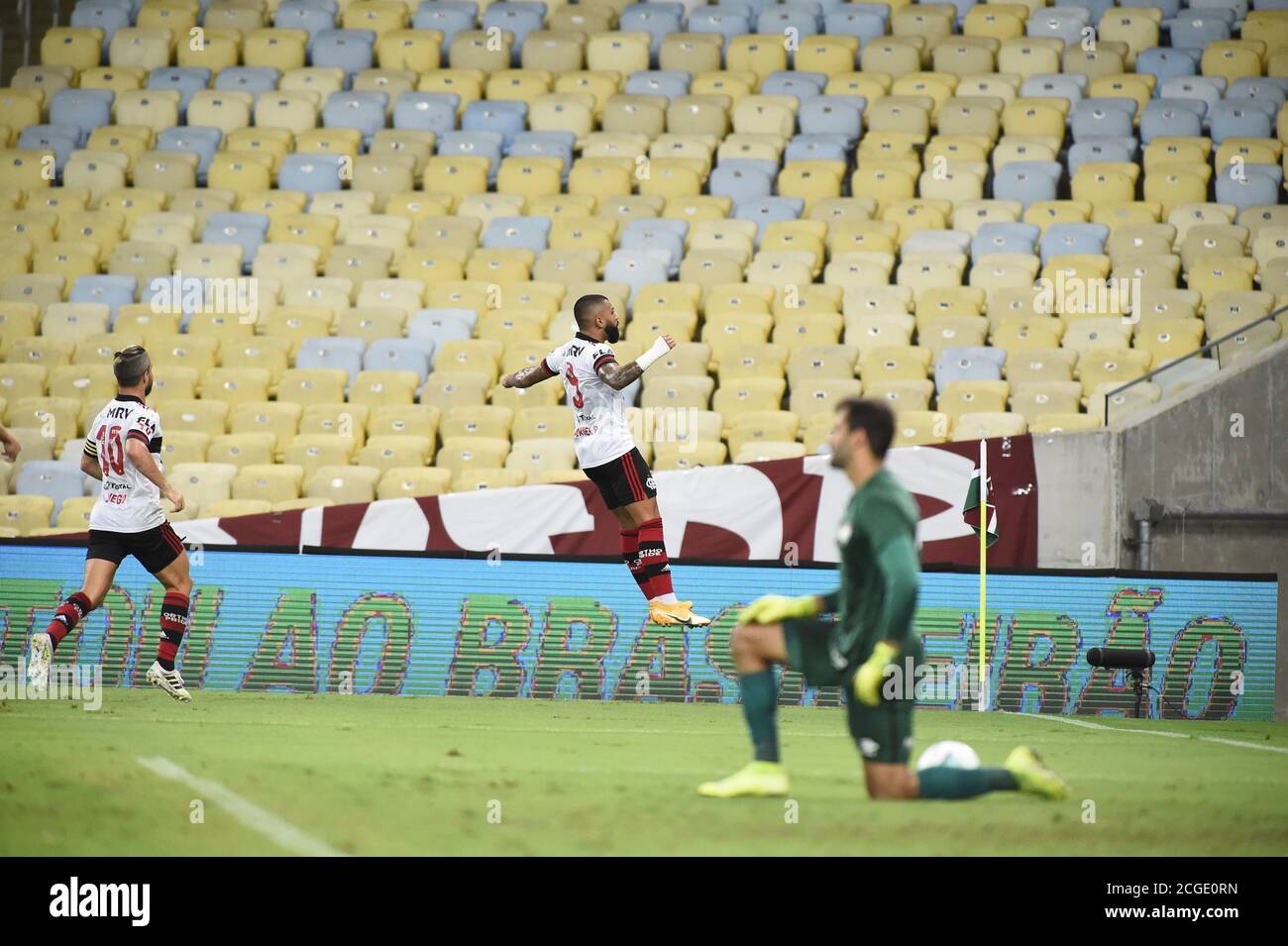 Rio de Janeiro, Brazil, September 09 2020.Flamengo and Fluminense match ...