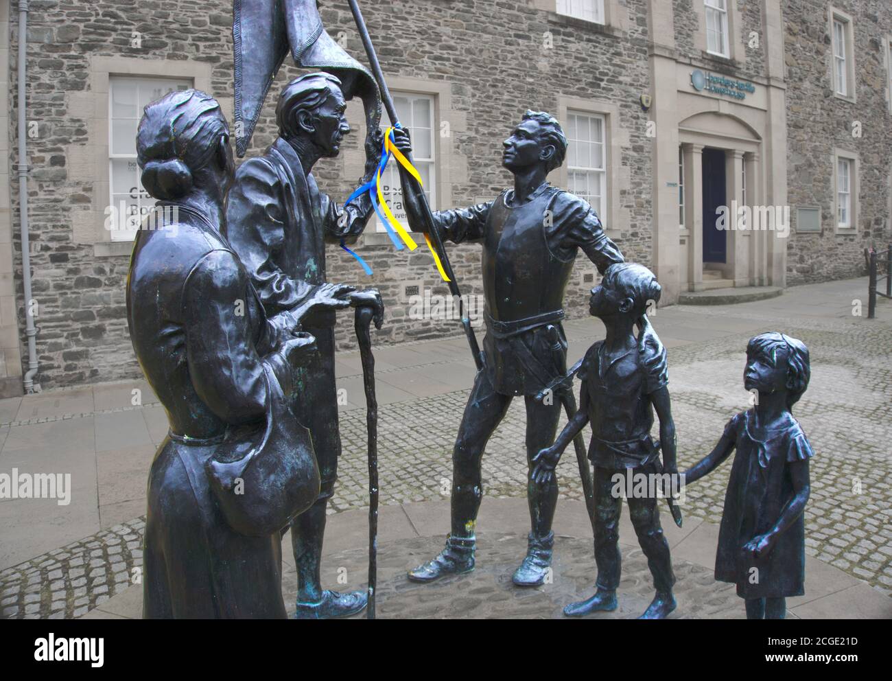 Statue hawick callant hornshole hi-res stock photography and images - Alamy