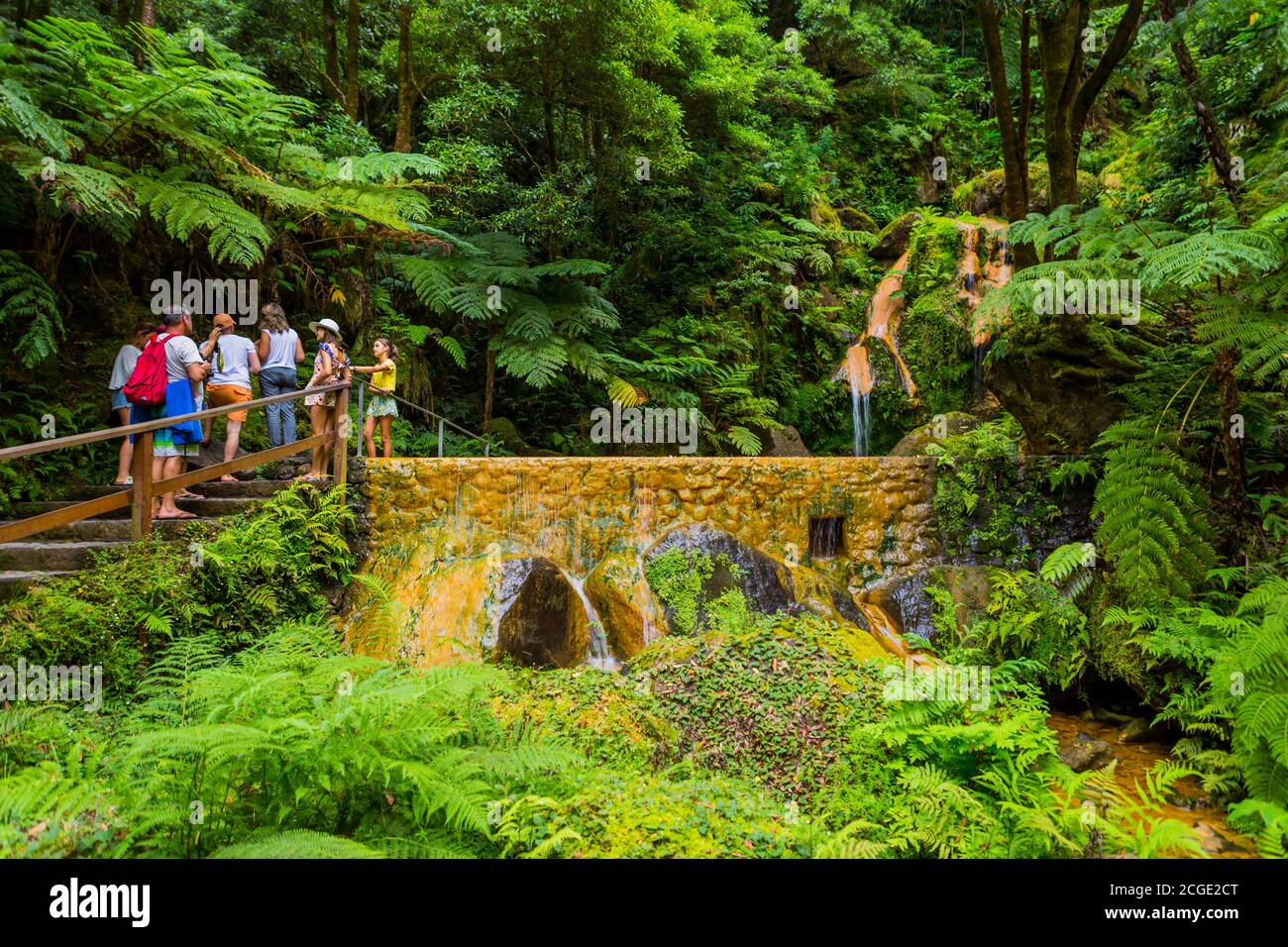 Caldeira velha hot springs hi-res stock photography and images - Alamy