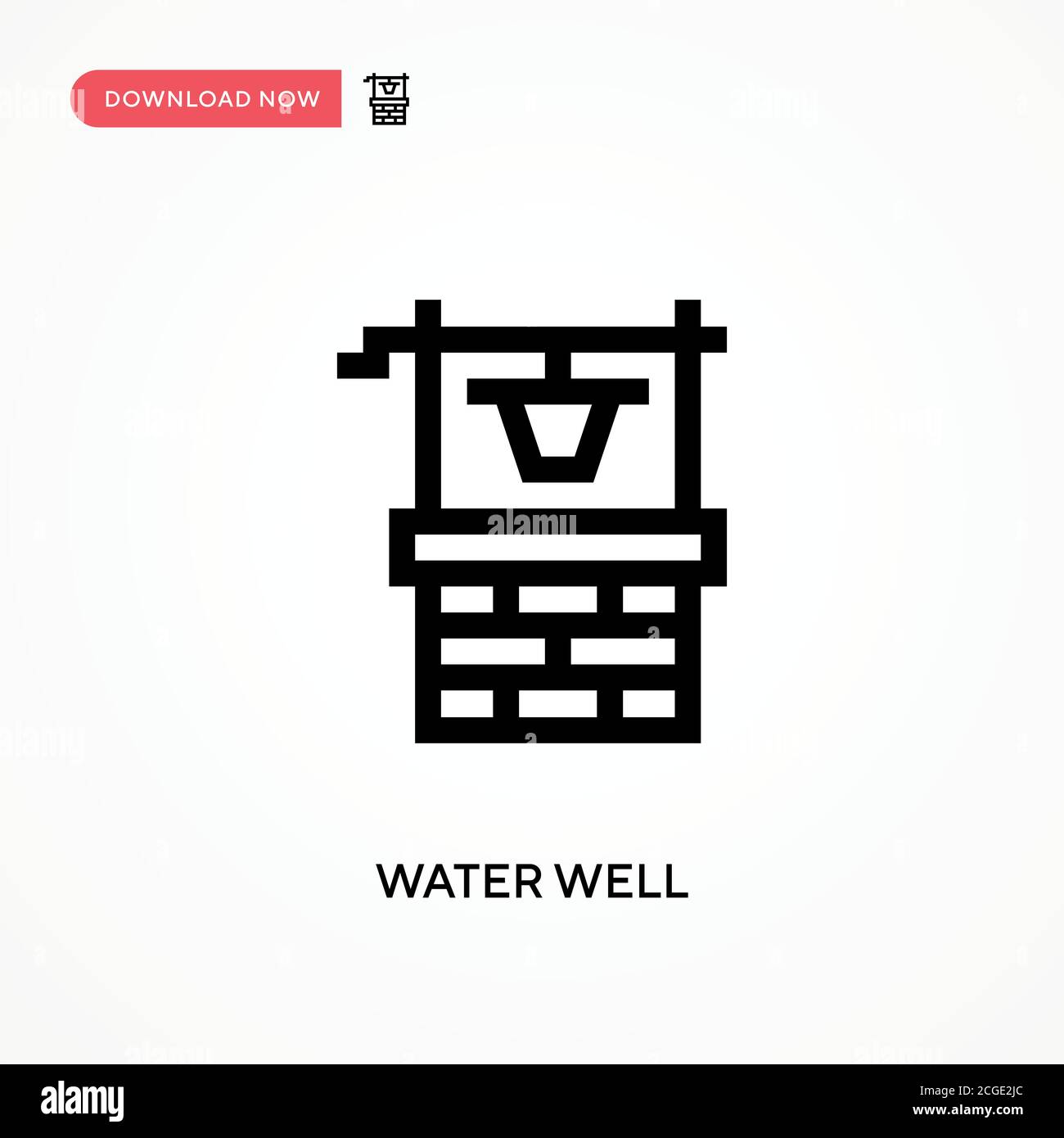 Brick field drinking water Stock Vector Images - Alamy