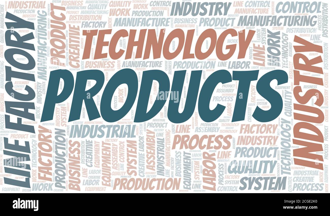 Products word cloud create with the text only Stock Vector Image & Art ...
