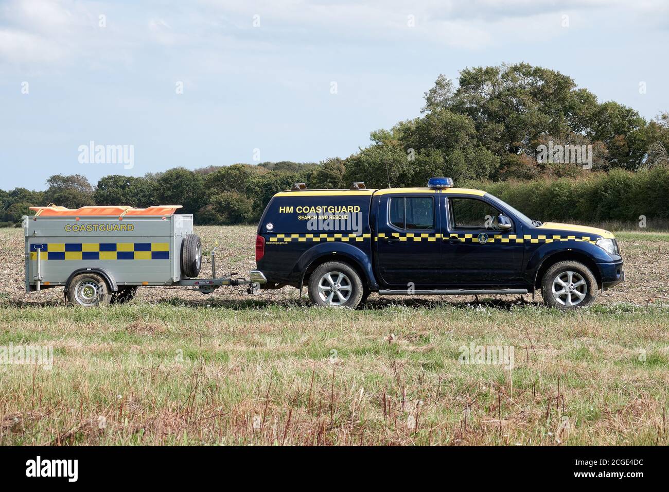 Coastguard Response Vehicle UK Stock Photo - Alamy