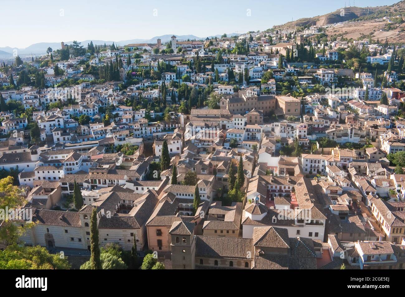 View from above alhambra palace hi-res stock photography and images - Alamy