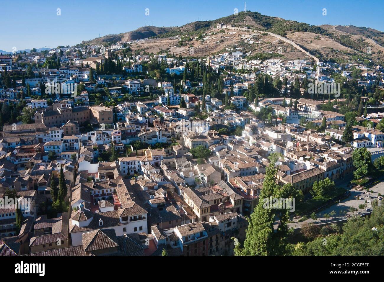 View from above alhambra palace hi-res stock photography and images - Alamy