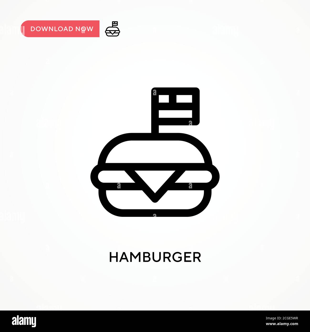 Burger cheddar bacon Stock Vector Images - Alamy