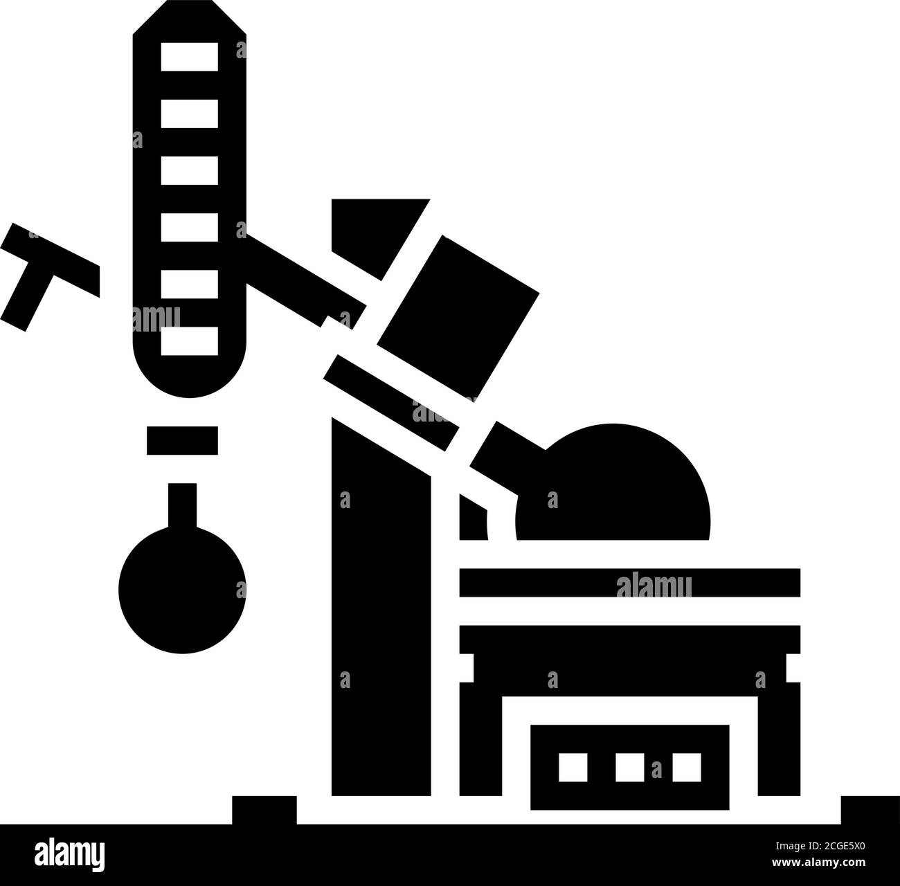 vacuum evaporator glyph icon vector isolated illustration Stock Vector Image & Art - Alamy