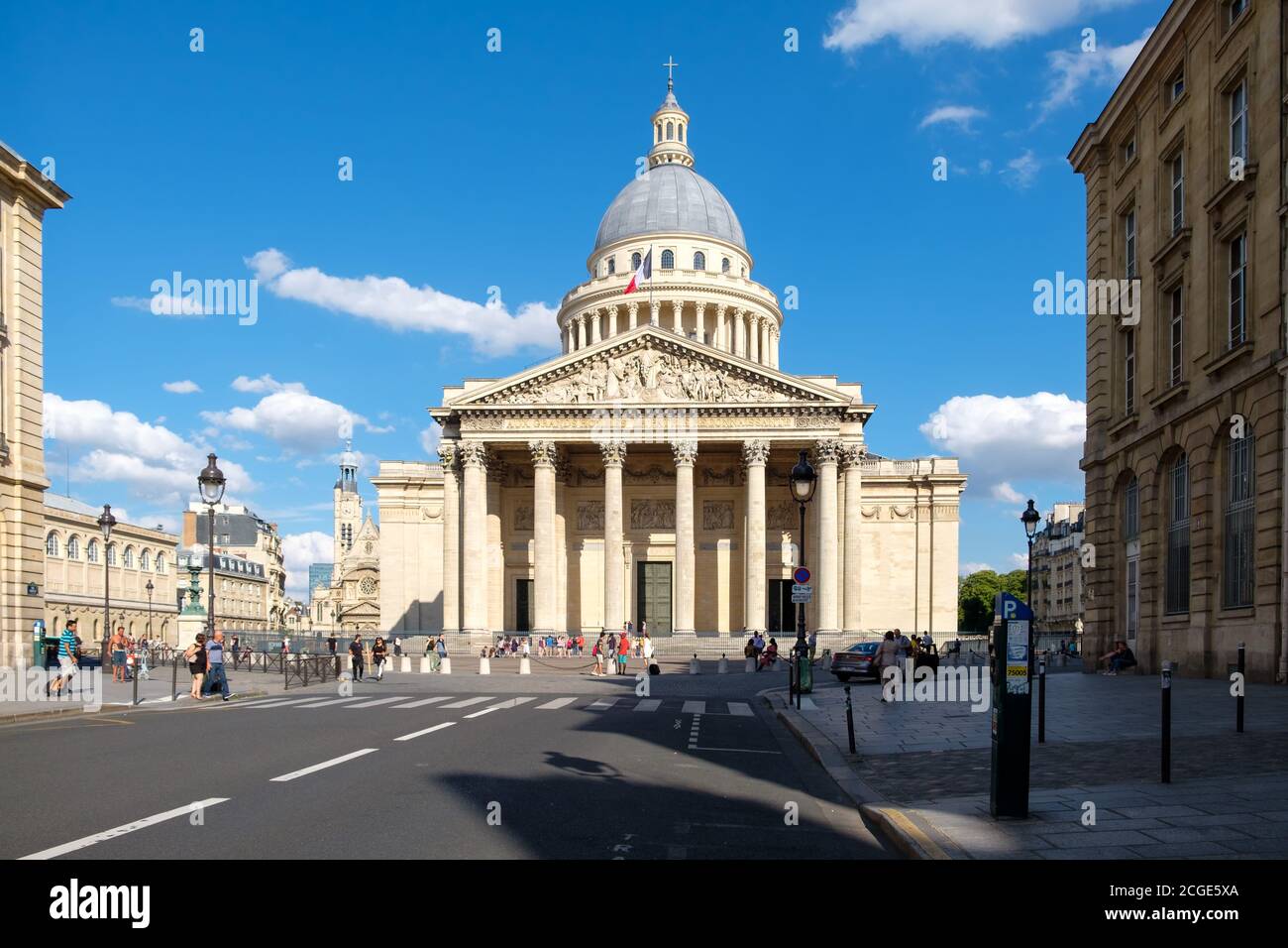 The Pantheon, a landmark of Paris and the burial place of many famous ...