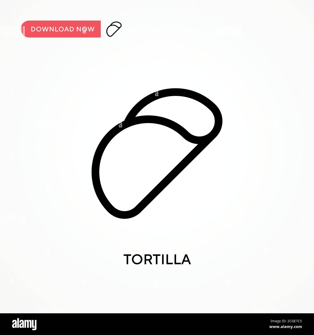 Flour tortilla vector vectors hi-res stock photography and images - Alamy