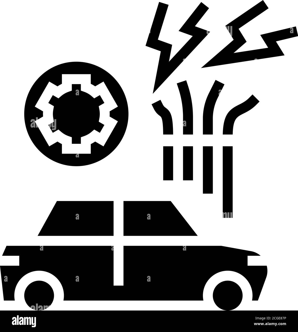 electrical equipment repair glyph icon vector isolated illustration ...