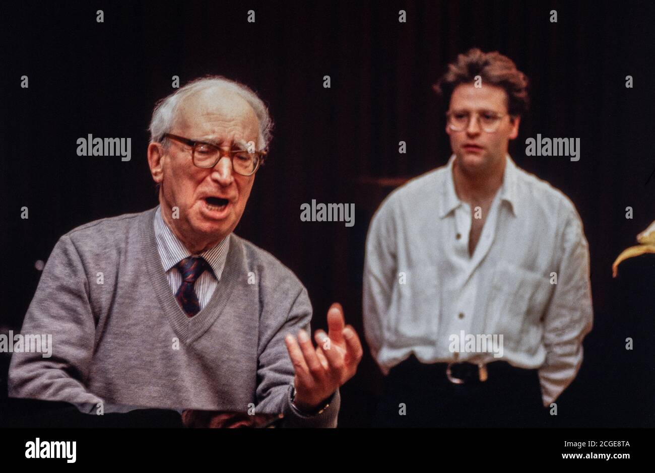 Russian composer and conductor Ilya Musin gives a conducting master ...