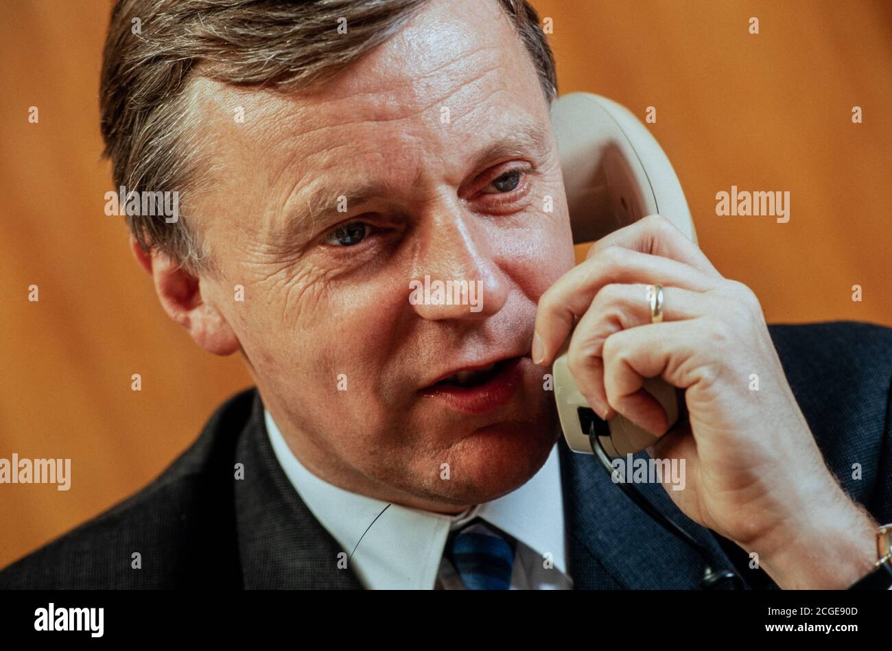 John Monks General Secretary of the Trades Union Congress photographed ...