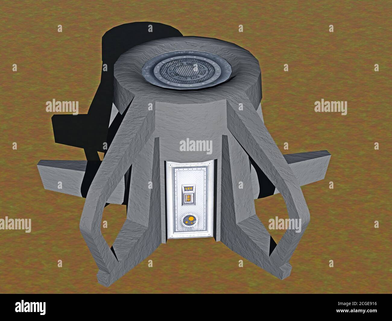 heavy modern bunker Stock Photo - Alamy