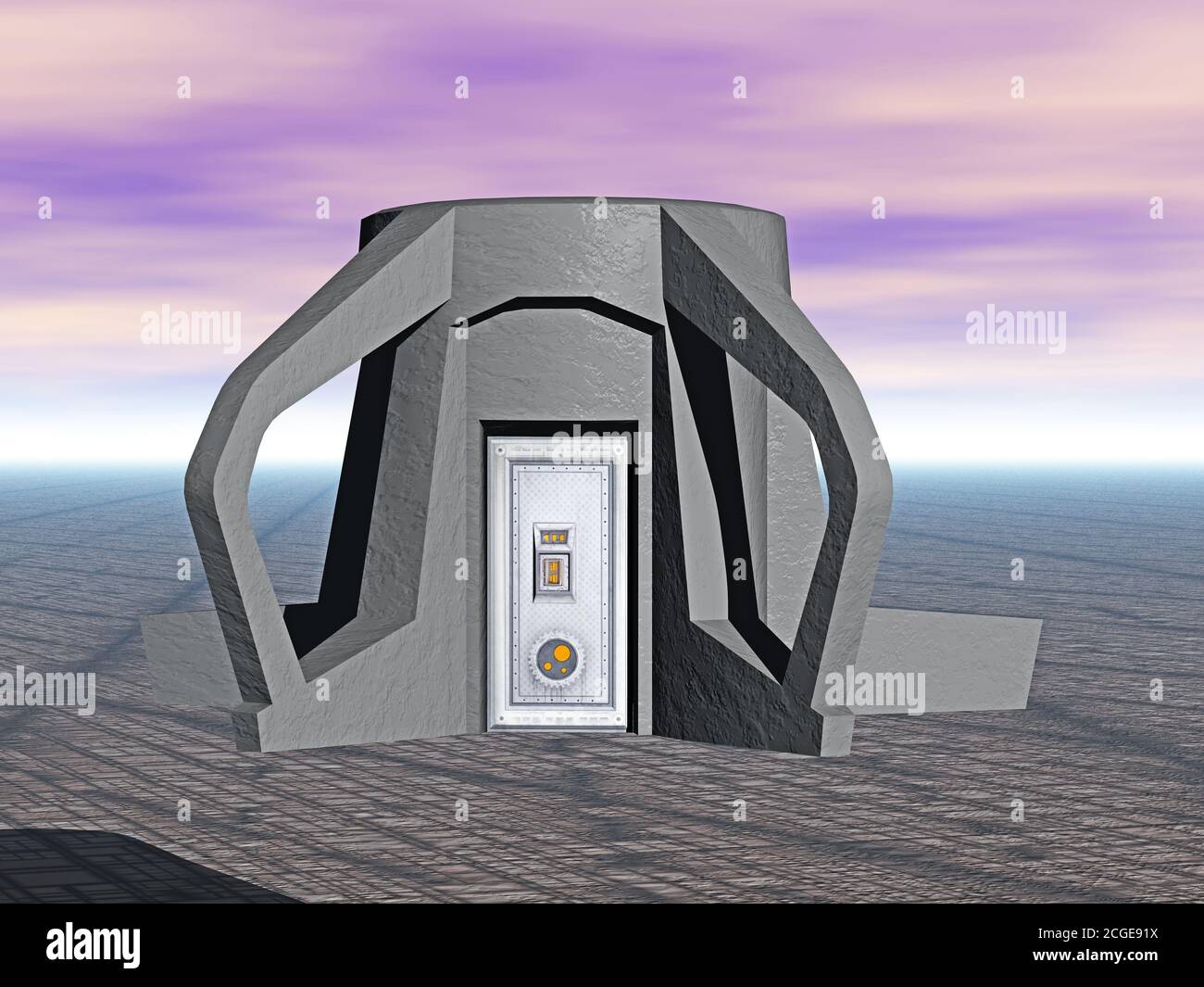 heavy modern bunker Stock Photo - Alamy