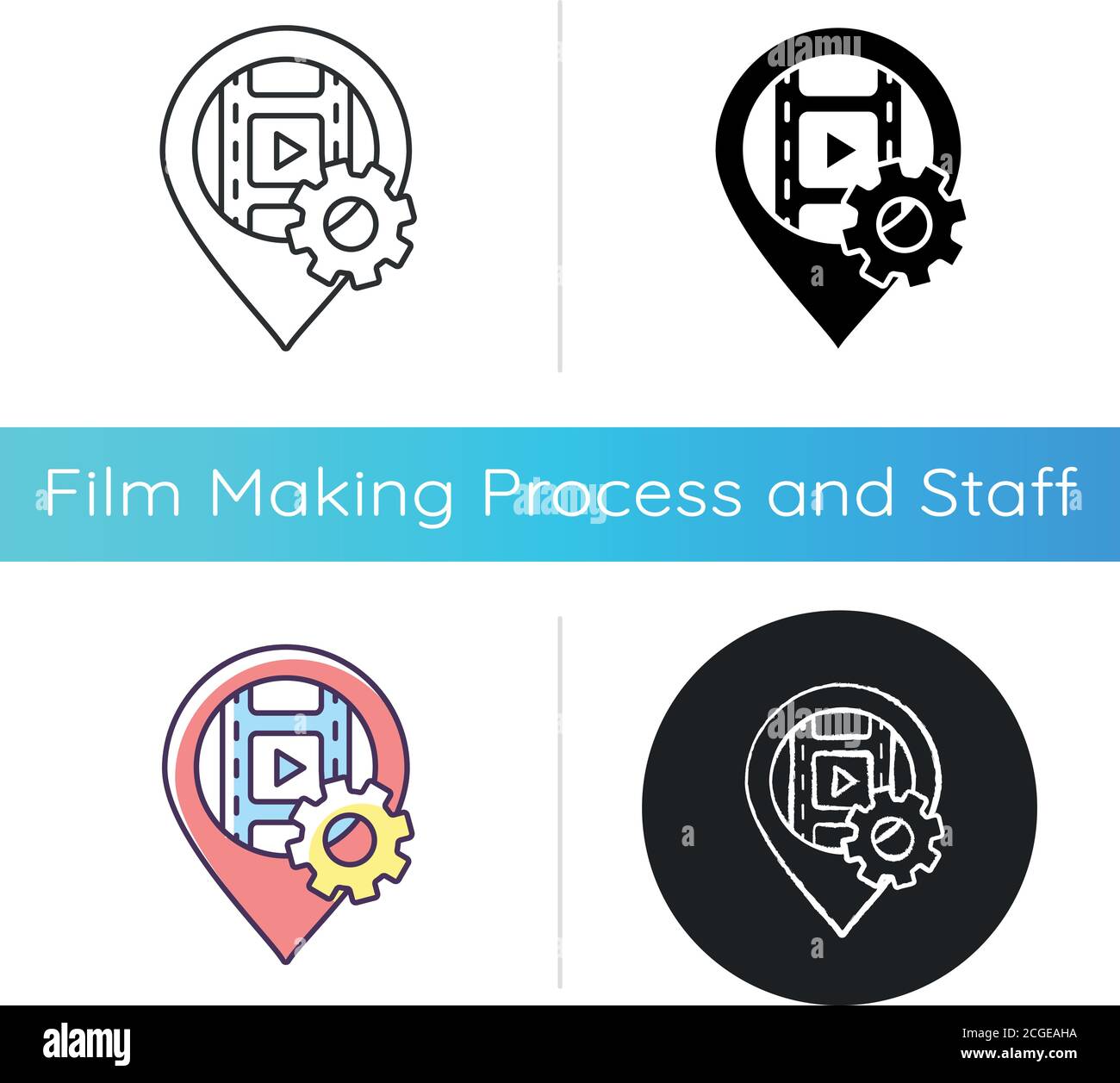 Filming location icon Stock Vector Image & Art - Alamy