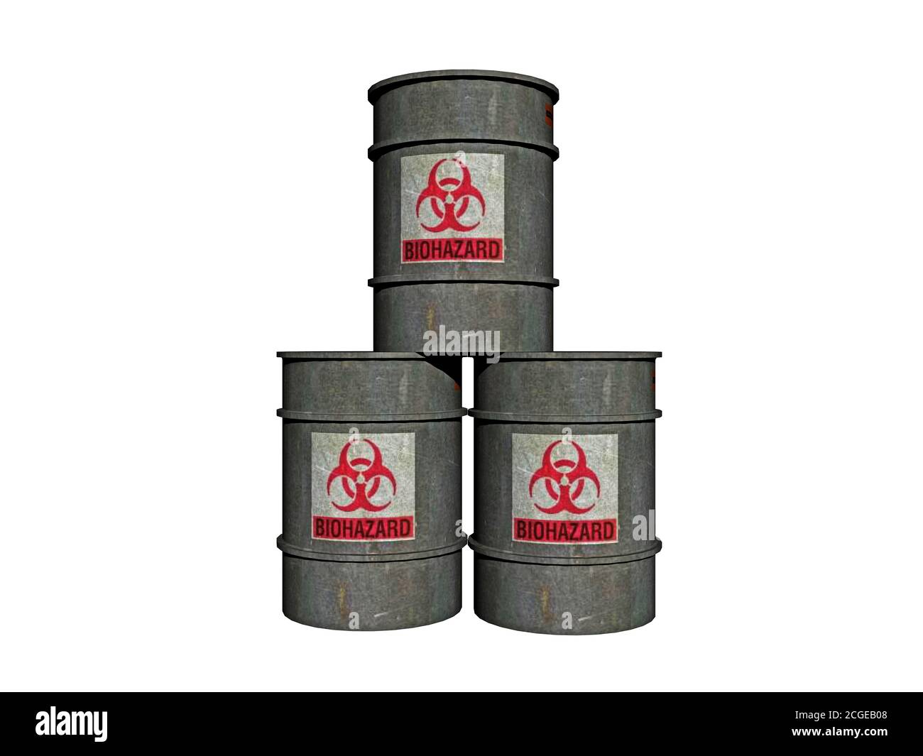 containers with dangerous waste Stock Photo - Alamy