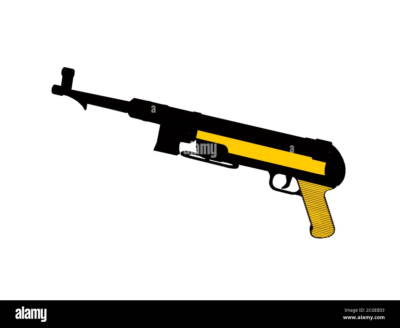 Rapid fire weapon Cut Out Stock Images & Pictures - Alamy