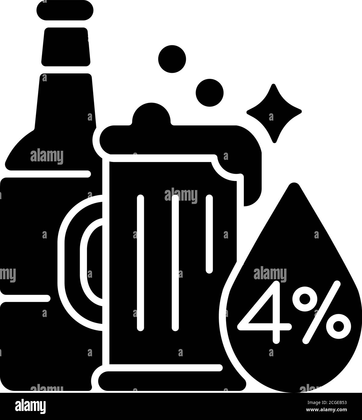 Alcohol percentage Stock Vector Images - Alamy