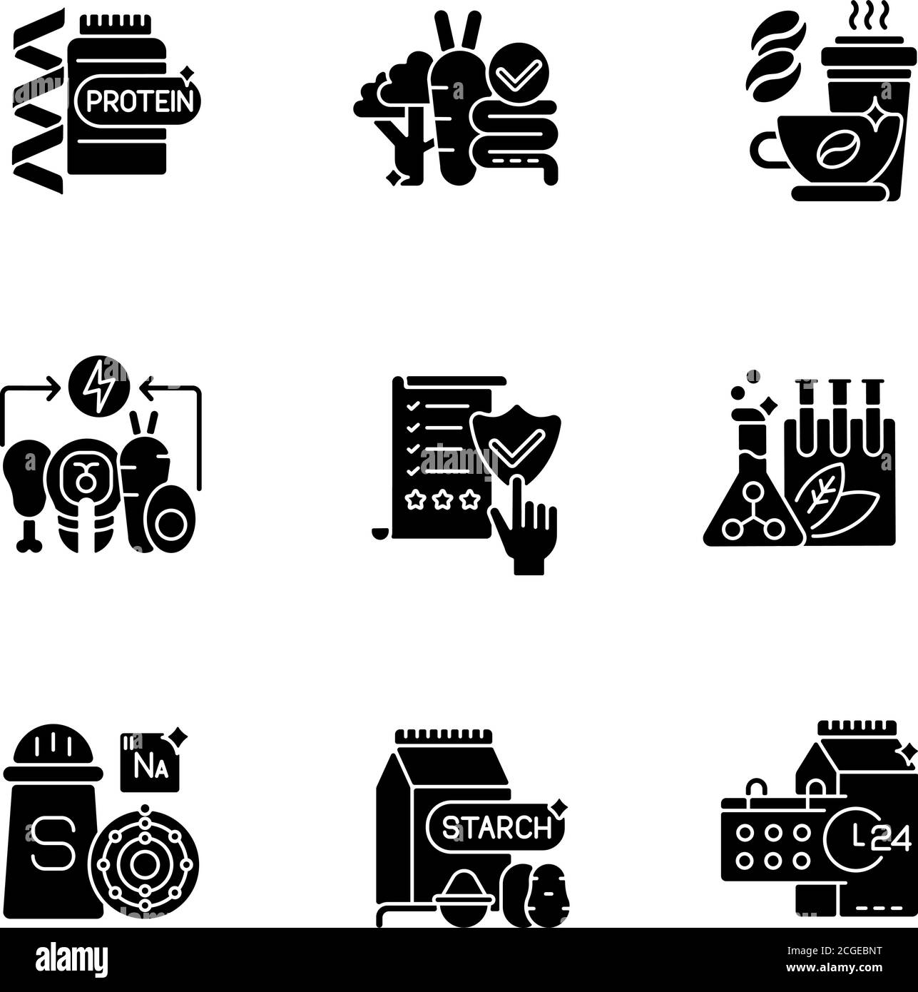 Fibre protein Stock Vector Images - Alamy