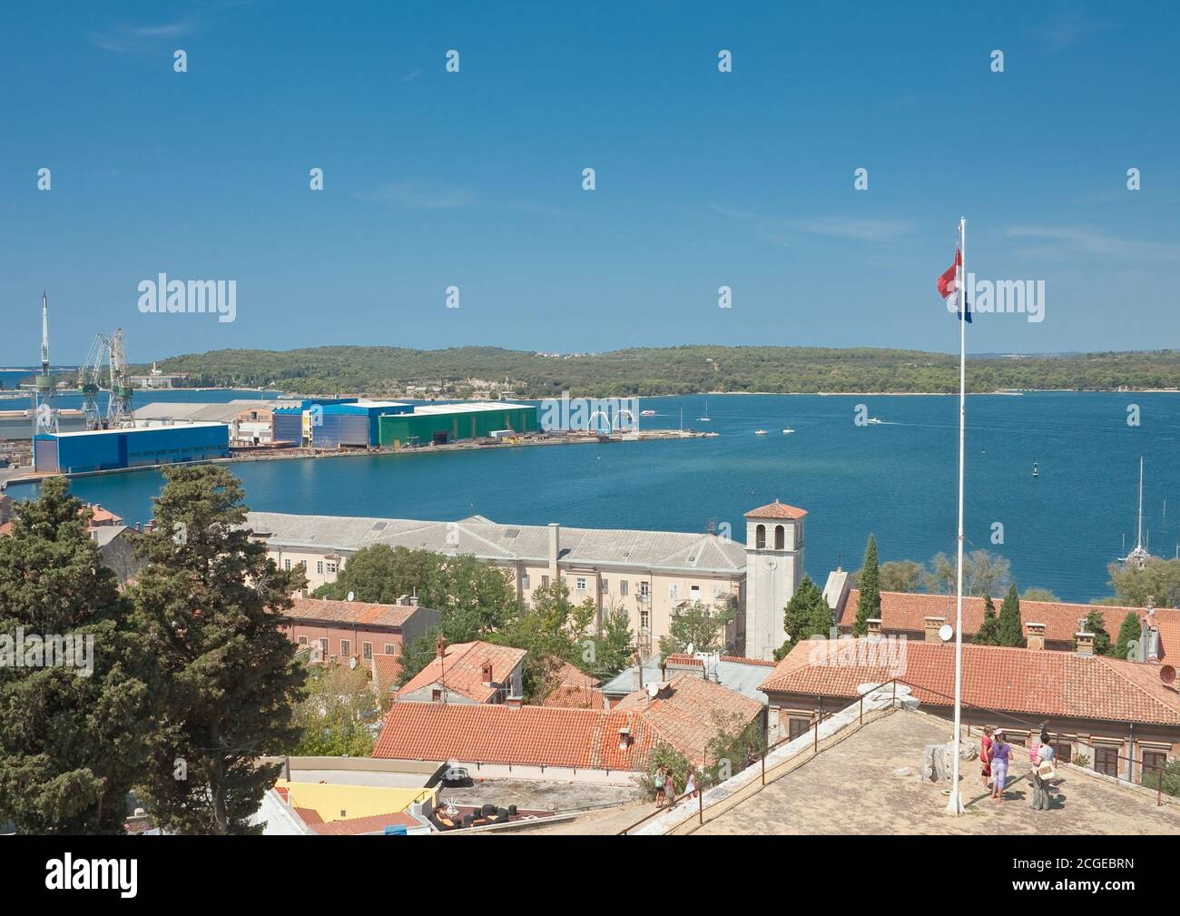Venetian fortress pula hi-res stock photography and images - Alamy