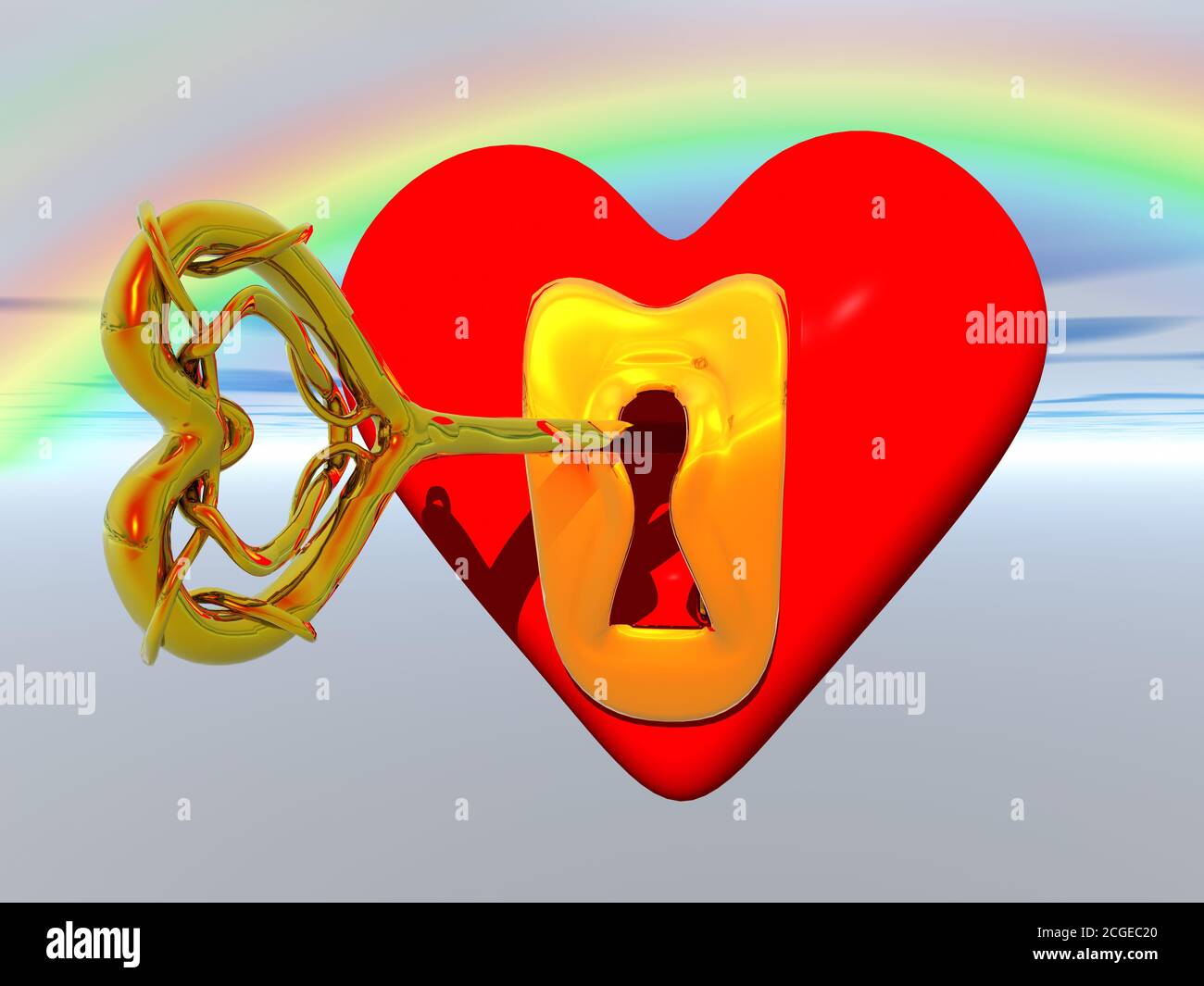 red heath sign Stock Photo - Alamy