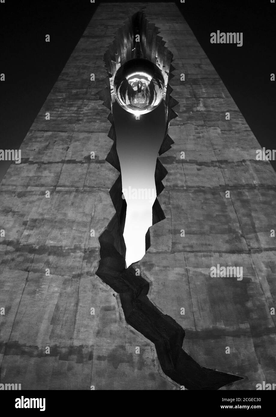 Teardrop memorial closeup Black and White Stock Photos & Images - Alamy