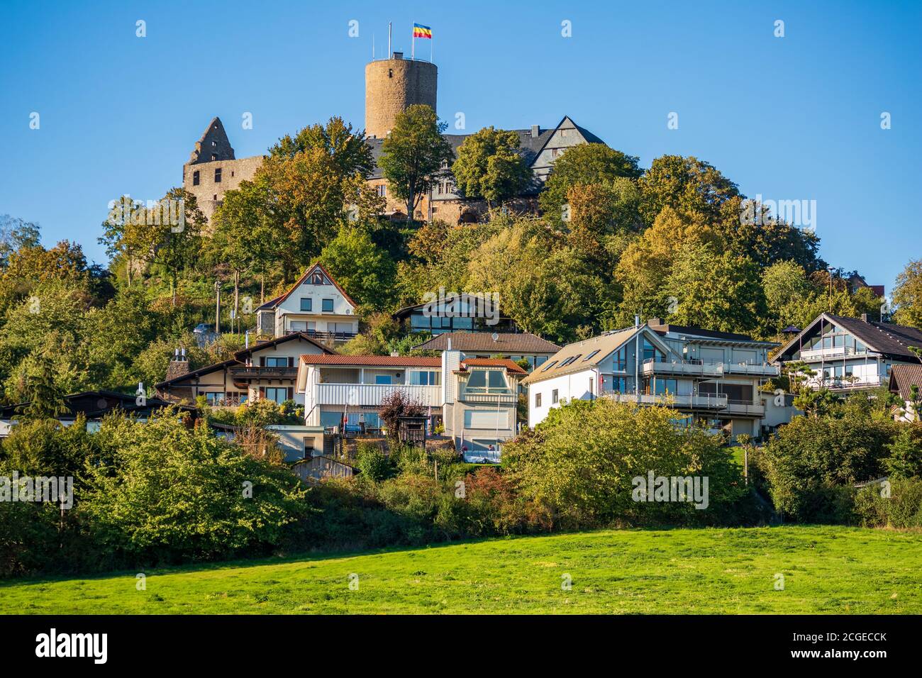 Gleiberg Castle, Burg Gleiberg, in Wettenberg Krofdorf-Gleiberg, Hesse ...